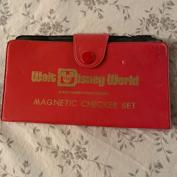 Games | Walt Disney World Checkers Magnetic Travel Set Well Used ...